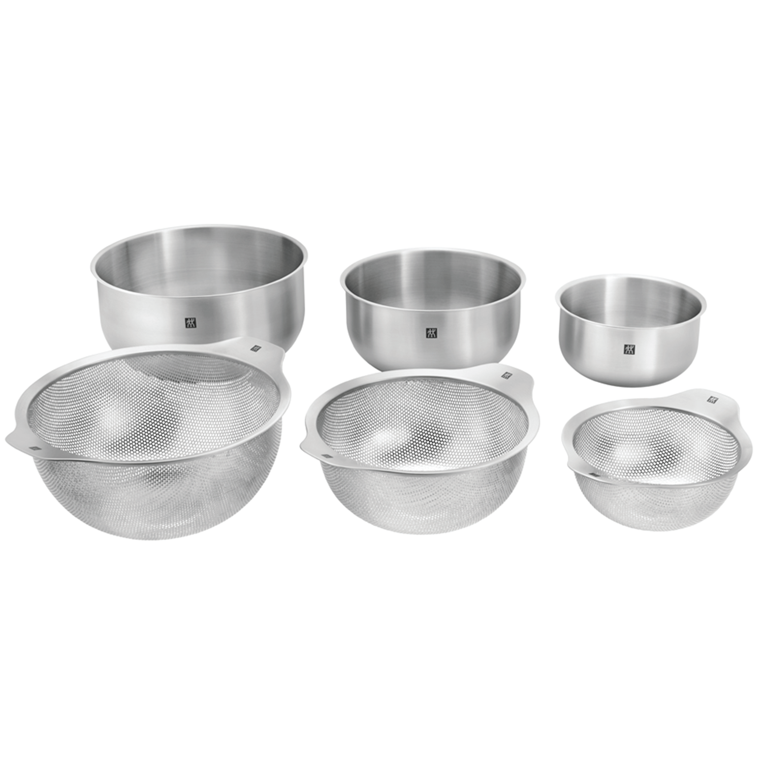 ZWILLING 6-pc Stainless Steel Nesting Prep Bowl & Strainer Set ...