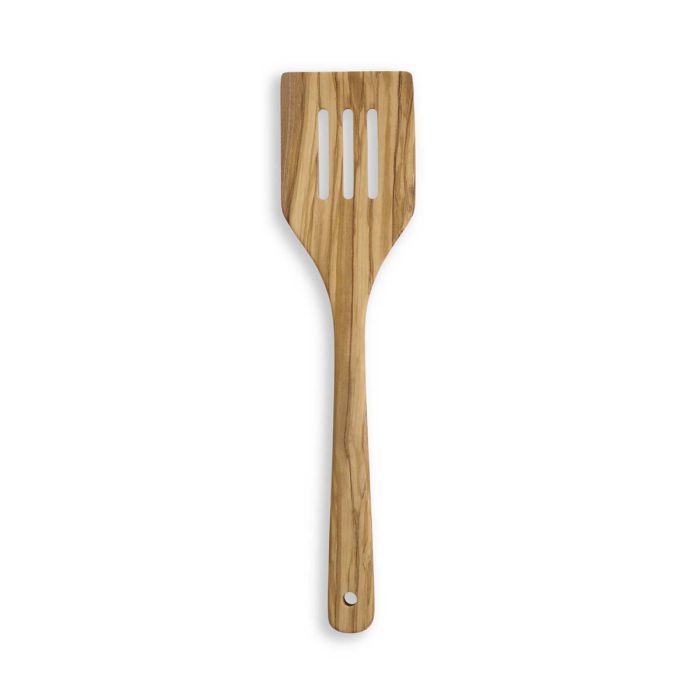 Fante's Italian Olivewood Slotted Turner, 12 inch – Atlanta Grill Company