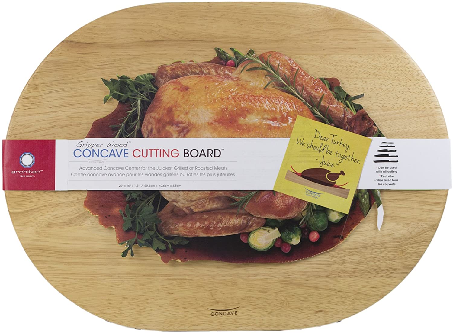 Architec® Gripperwood™ XL Concave Board Natural Beechwood – Atlanta ...