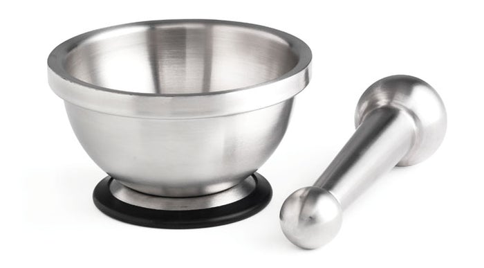 Mastrad Stainless Steel Mortar & Pestle – Atlanta Grill Company