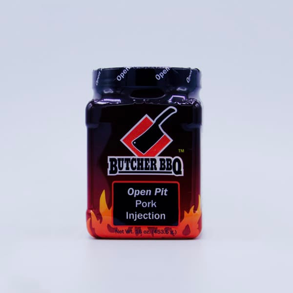 Butcher BBQ Open Pit Pork Injection 16oz. – Atlanta Grill Company